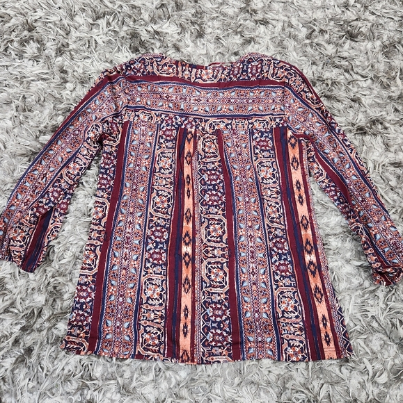 Style & Co. | Tops | Aztec Print Blouse | Poshmark